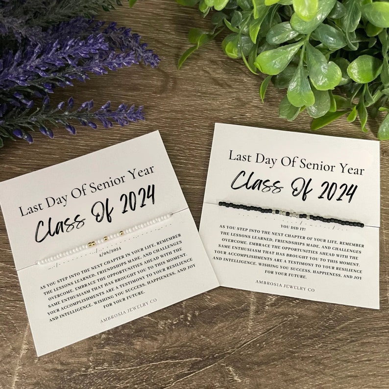 Senior Graduation Gift for Her Him Custom Name Morse Code, Gifts for ...