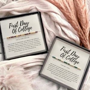 First Day of College Custom Name Morse Code, Him Her Back to School ...