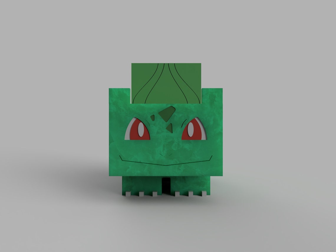 Minecraft X Bulbasaur STL File for 3D Printing - Etsy