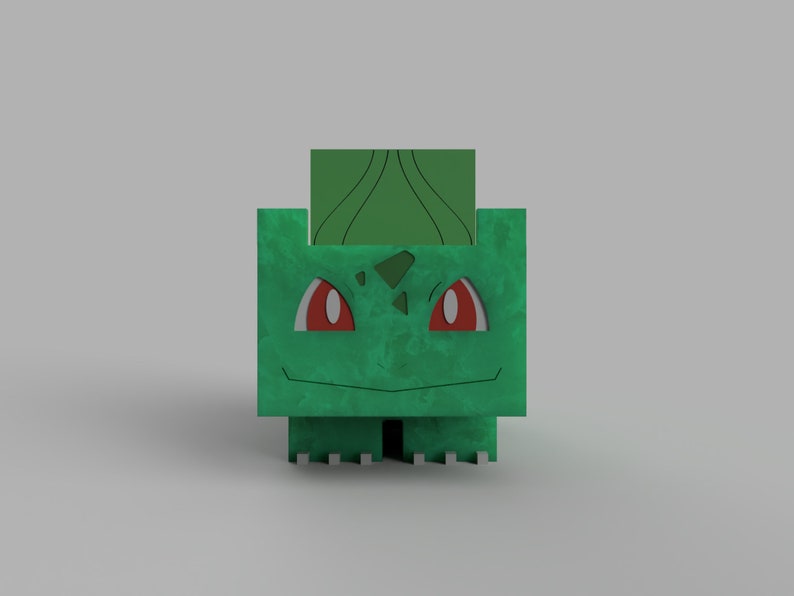 Minecraft X Bulbasaur STL File for 3D Printing - Etsy