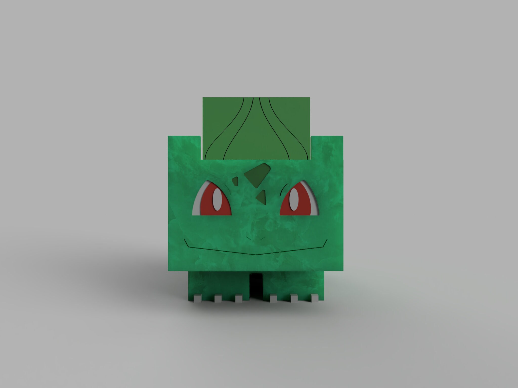 Minecraft X Bulbasaur STL File for 3D Printing - Etsy