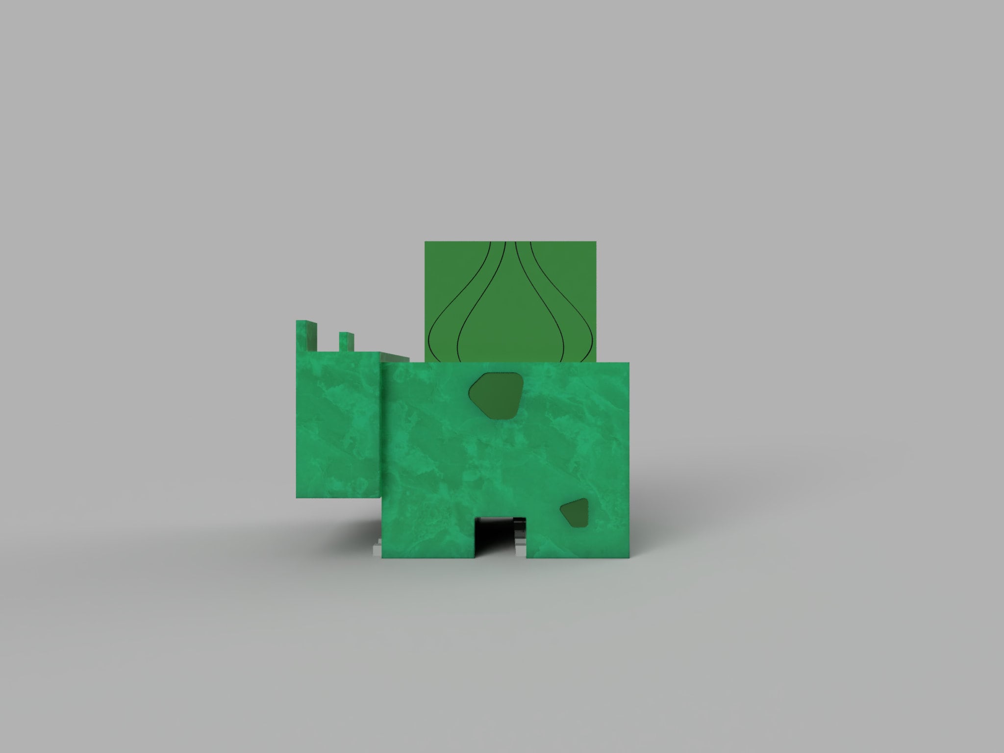 Minecraft X Bulbasaur STL File for 3D Printing - Etsy
