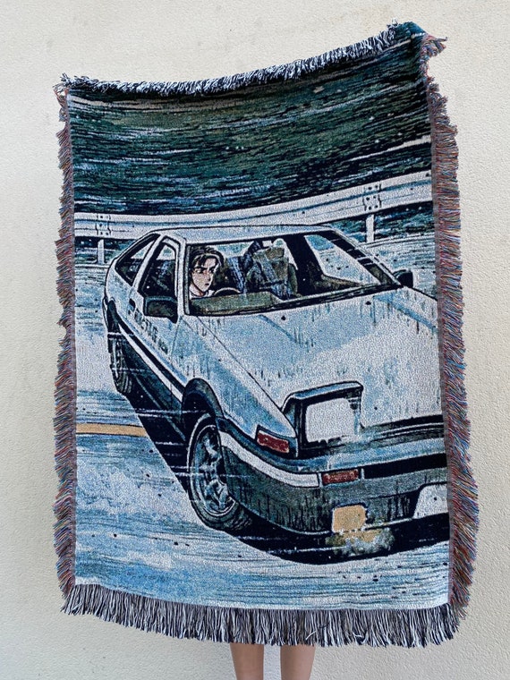 Woven Blanket Initial D Manga Retro / Tapestry Wall Art - Etsy