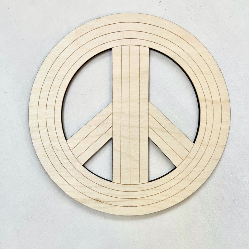 Peace Sign Decor - Etsy