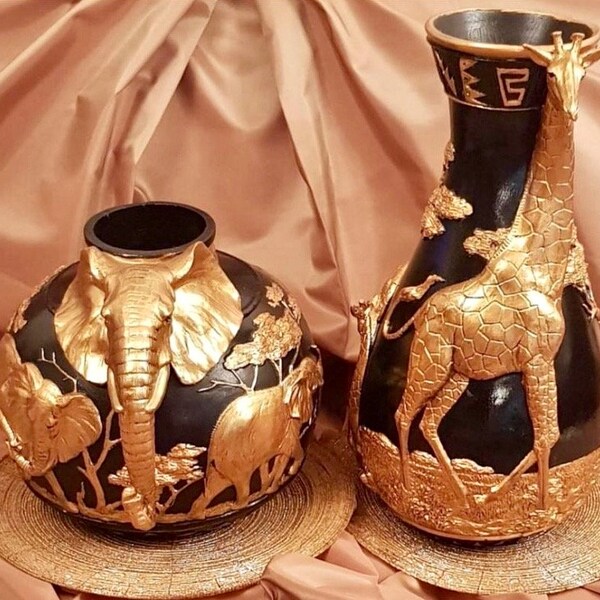 Elephant Vase - Etsy