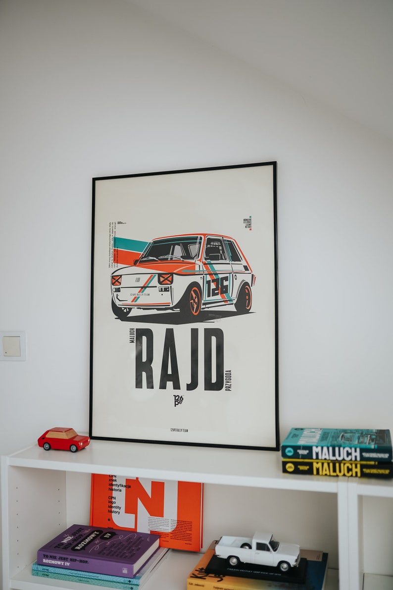 POSTER 126p POLSKI FIAT Polish Fiat 126p Wall Decor - Etsy