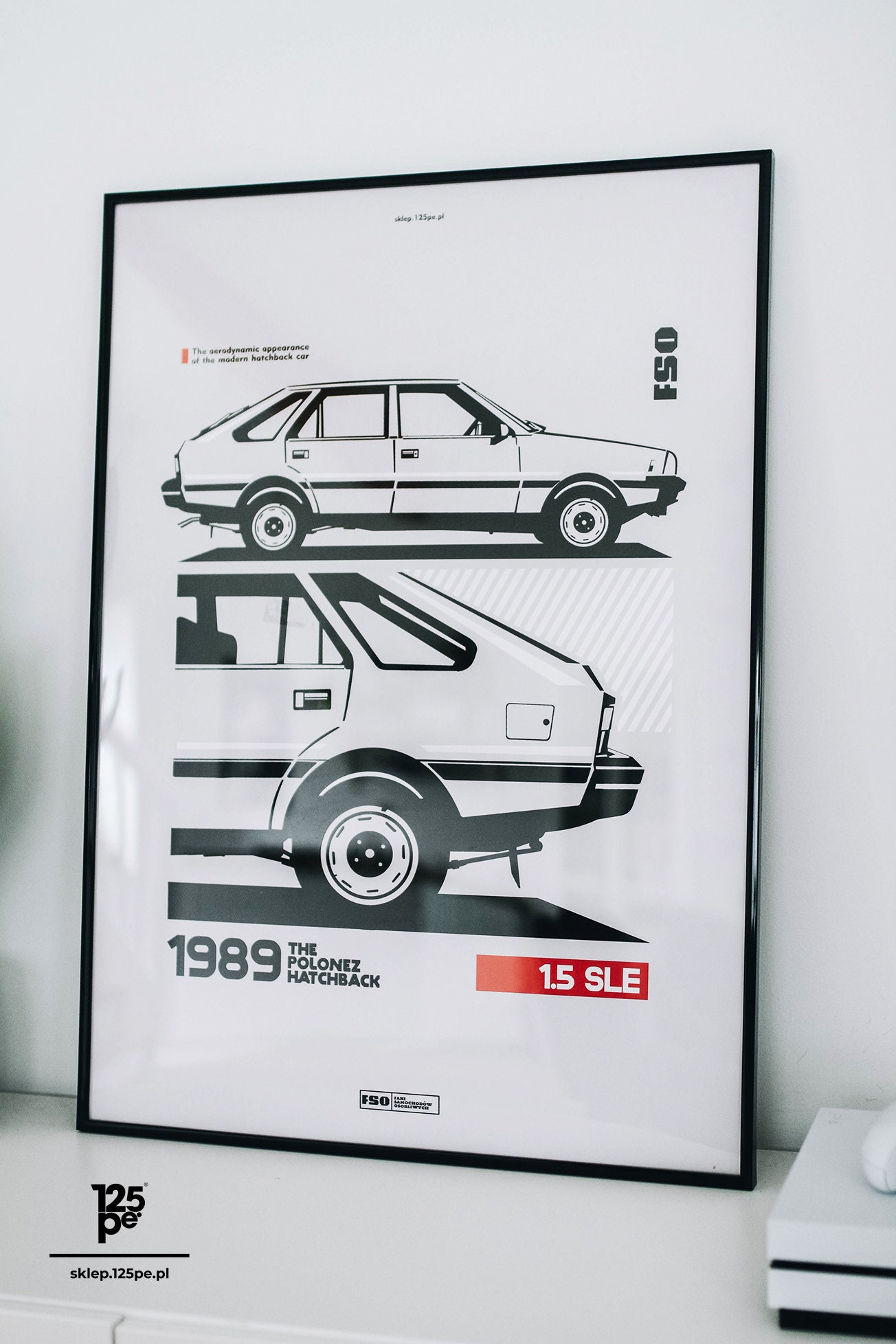 POLONEZ POSTER, Polish Car, the Polonez Hatchback, 50x70cm, Classic Car ...