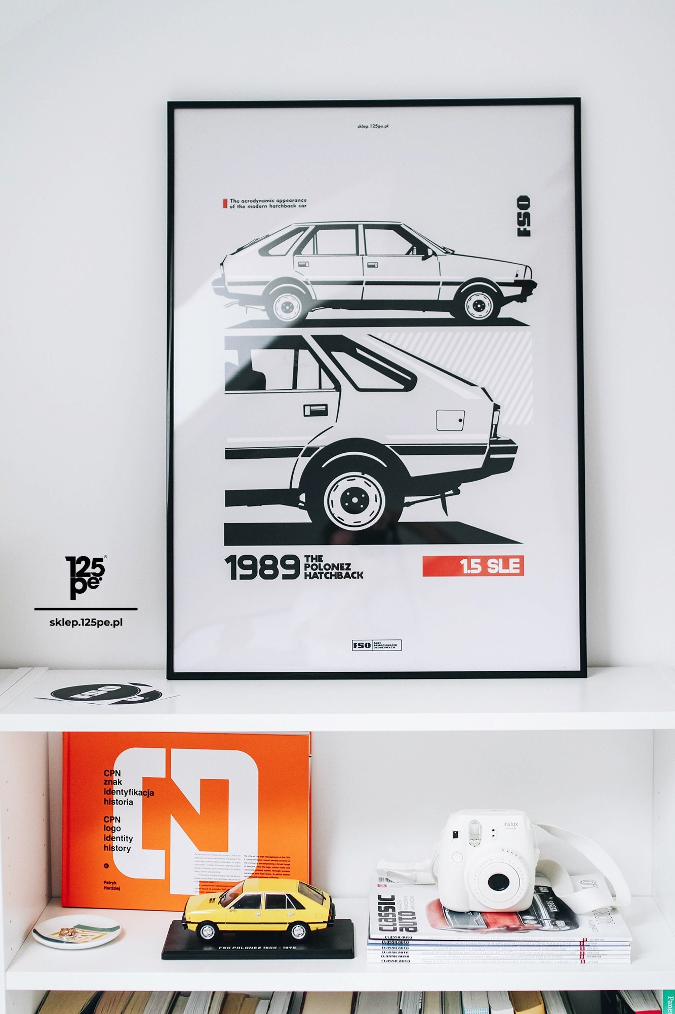 POLONEZ POSTER, Polish Car, the Polonez Hatchback, 50x70cm, Classic Car ...