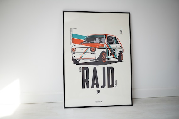 POSTER 126p POLSKI FIAT Polish Fiat 126p Wall Decor - Etsy