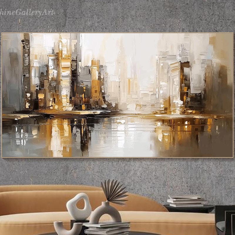 Abstract Cityscape - Etsy
