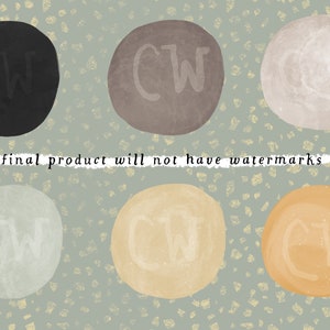 Neutral Watercolor Circle Clipart, Circle Frame PNG, Circle Background ...