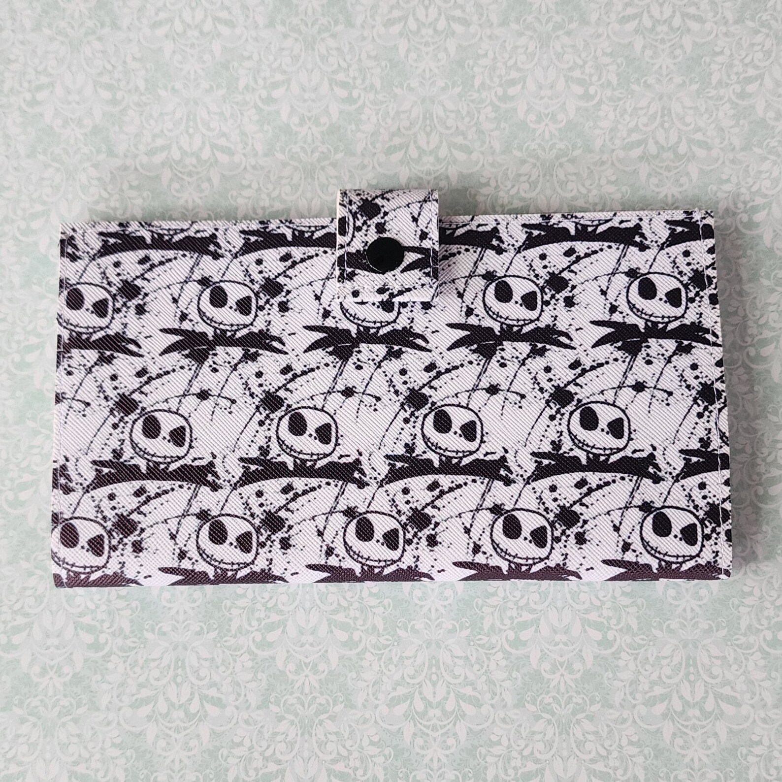 Handmade Checkbook Cover, Faux Leather Checkbook Cover, Cute Character ...