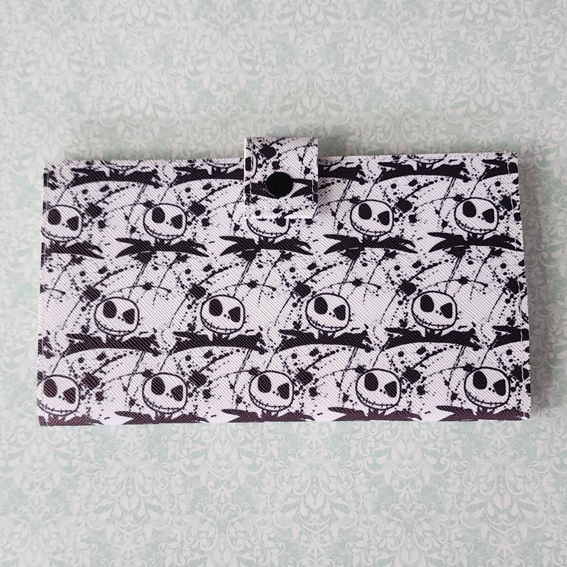 Handmade Checkbook Cover, Faux Leather Checkbook Cover, Cute Character ...