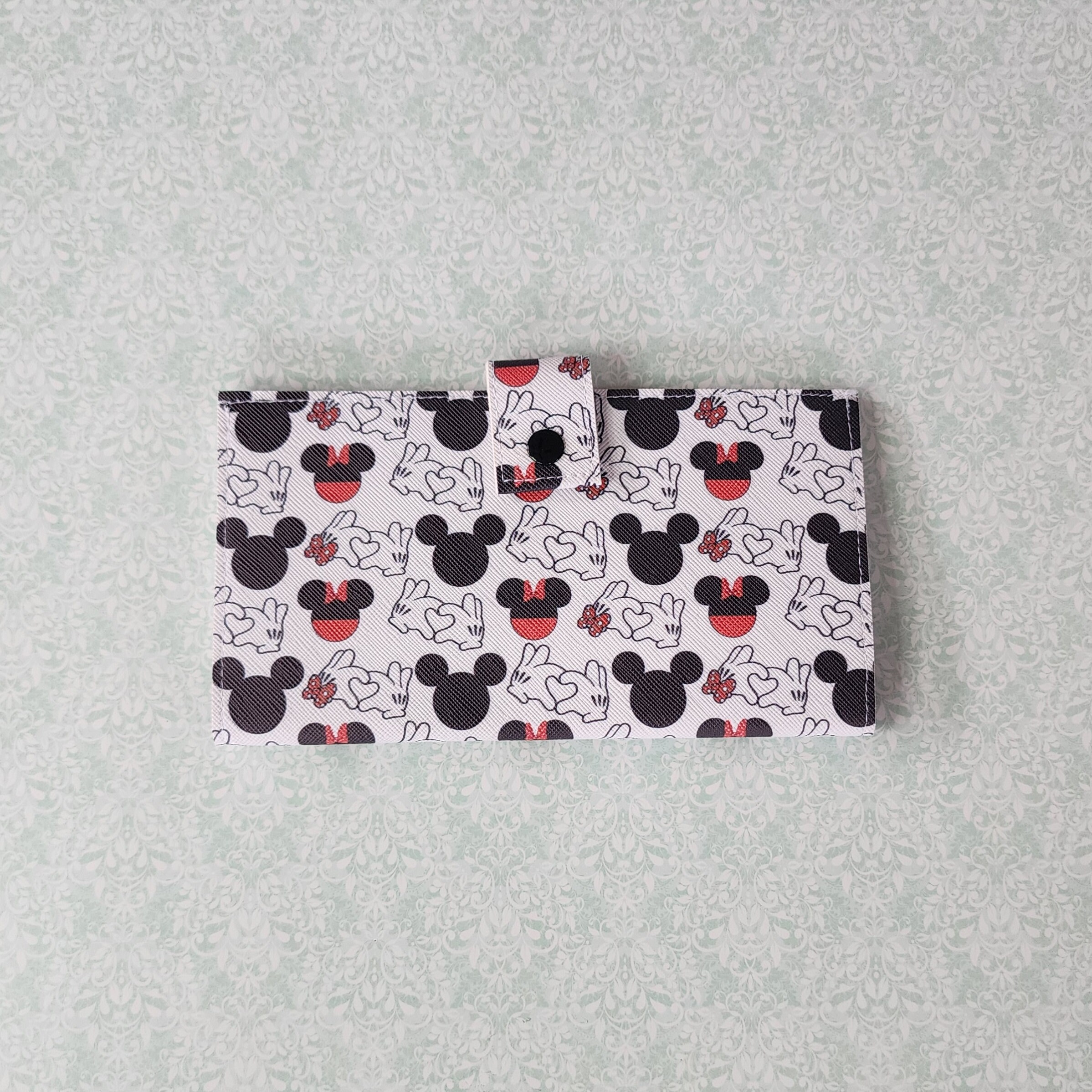 Handmade Checkbook Cover, Faux Leather Checkbook Cover, Cute Character ...