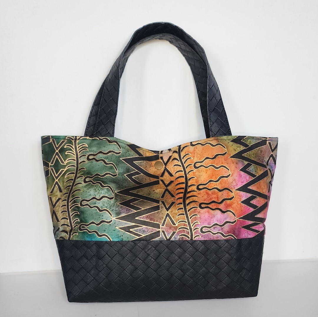 Small Tote Bag, Two-tone Tote Bag, Work Bag, Girls/women's Bag, Girls ...