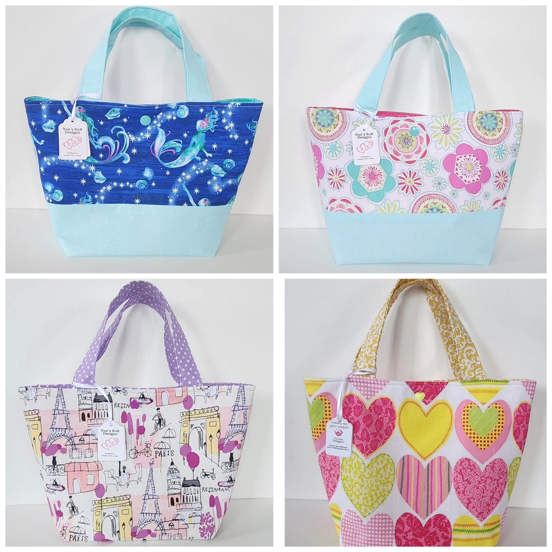 Mini Tote Bag, Kids/toddlers Mini Tote Bag, Gift Bag, Girls Bag, Women ...