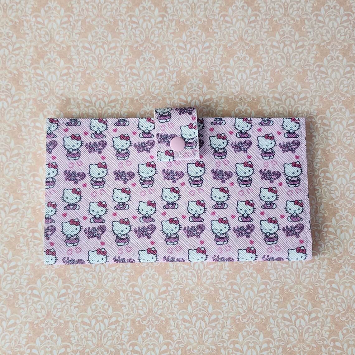 Handmade Checkbook Cover, Faux Leather Checkbook Cover, Cute Character ...