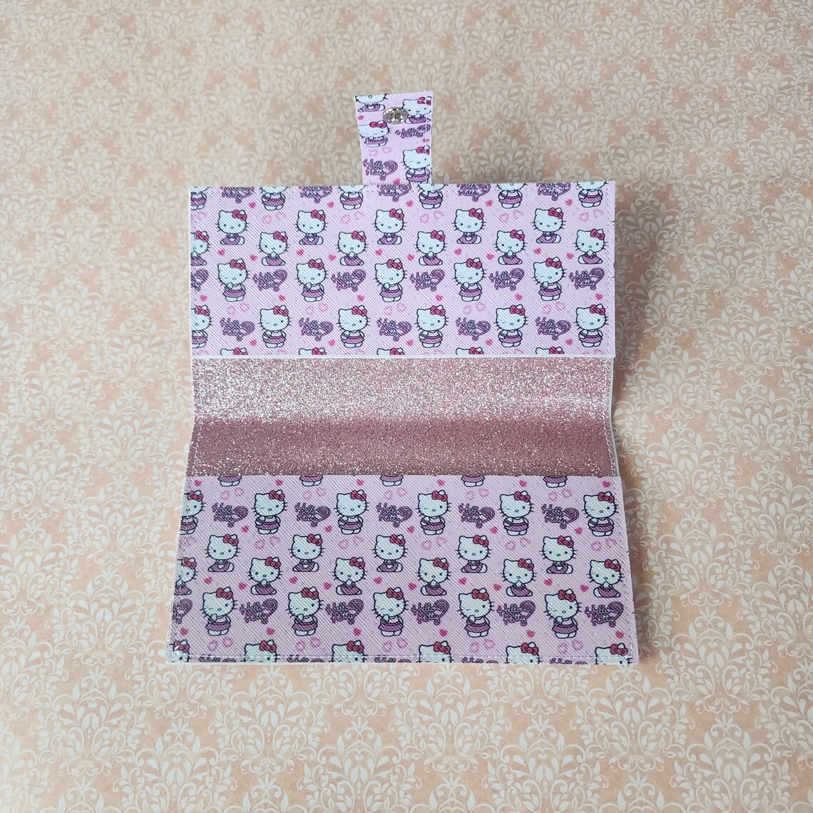 Handmade Checkbook Cover, Faux Leather Checkbook Cover, Cute Character ...