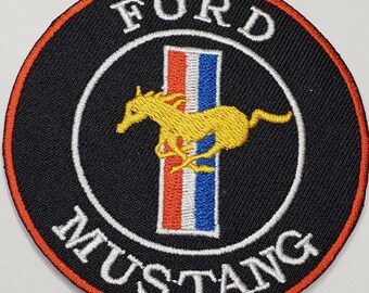 Red Ford Mustang Patch - Etsy