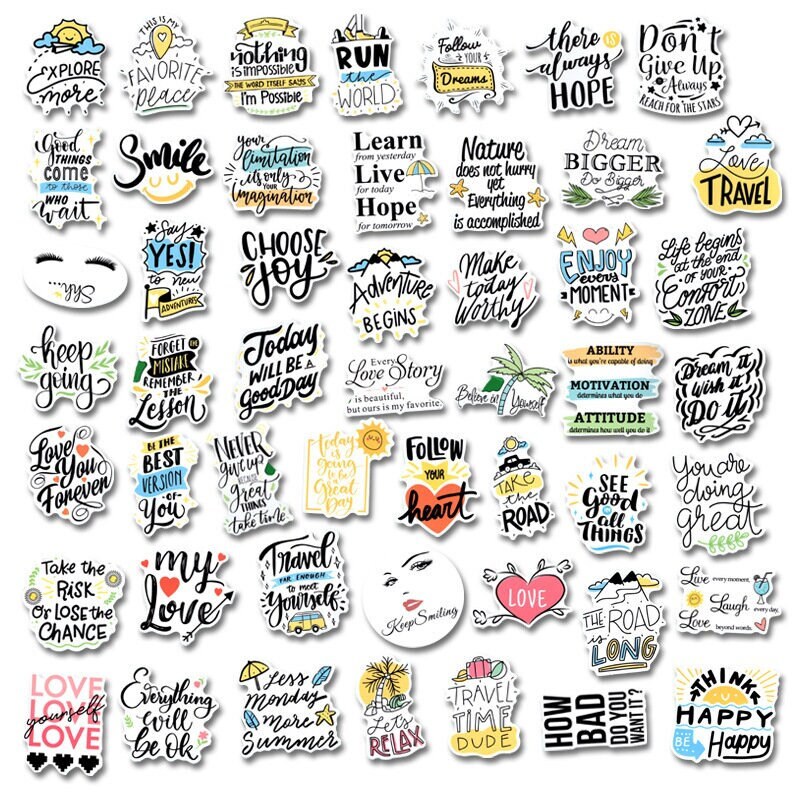 Bike Stickers Wordings