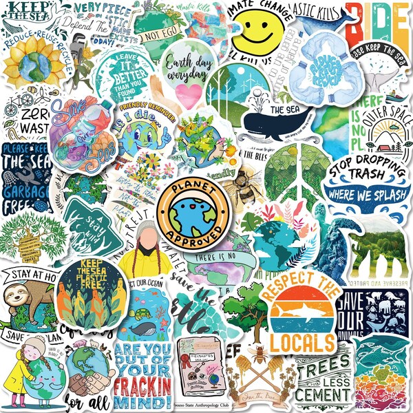 Eco Friendly Sticker - Etsy