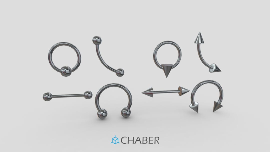 Piercing STL 3D Printing File Pack - Etsy