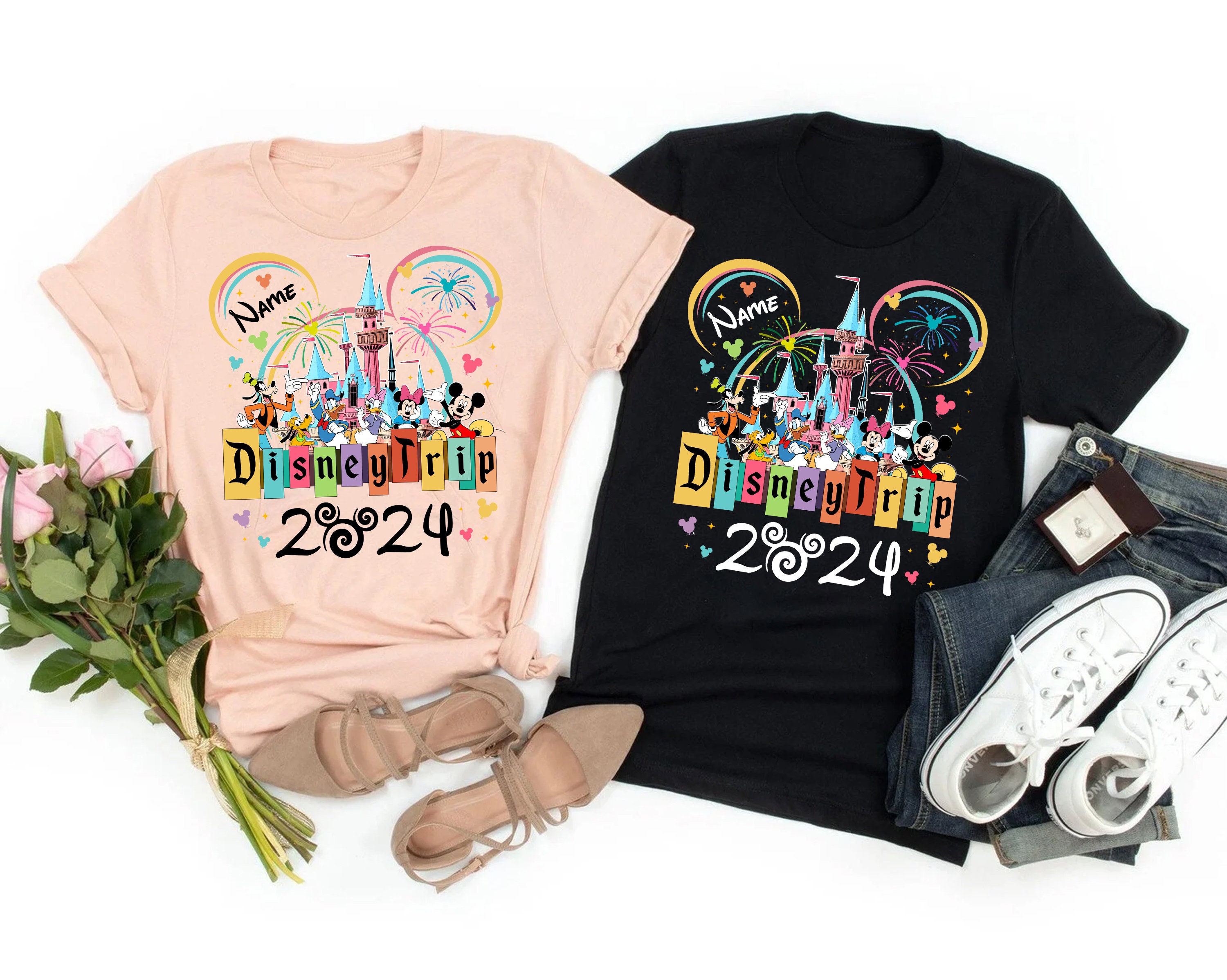 2024 Disney Family Vacation Shirts, Disney Castle 2024 Shirts sold by ...