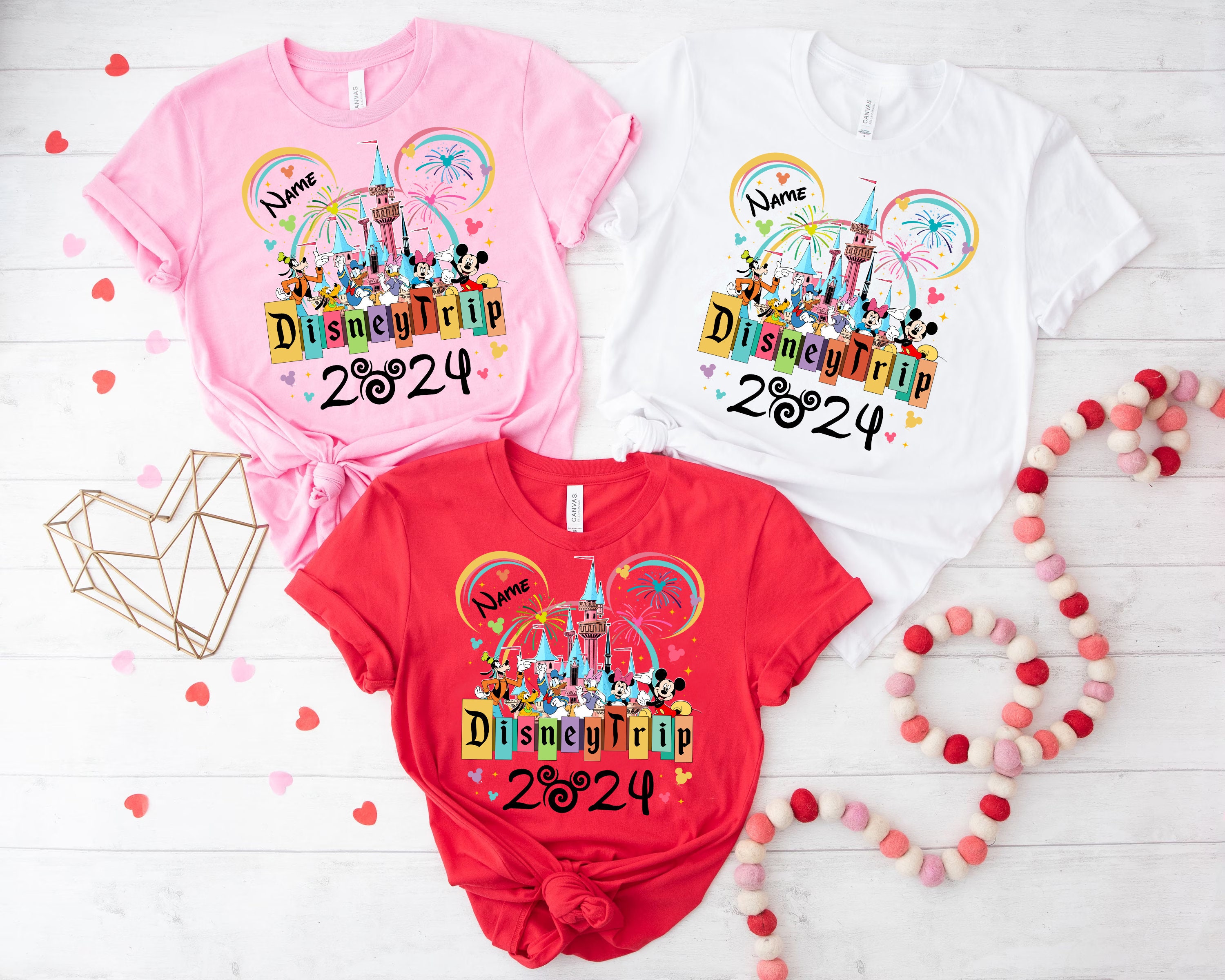 2024 Disney Family Vacation Shirts, Disney Castle 2024 Shirts sold by ...