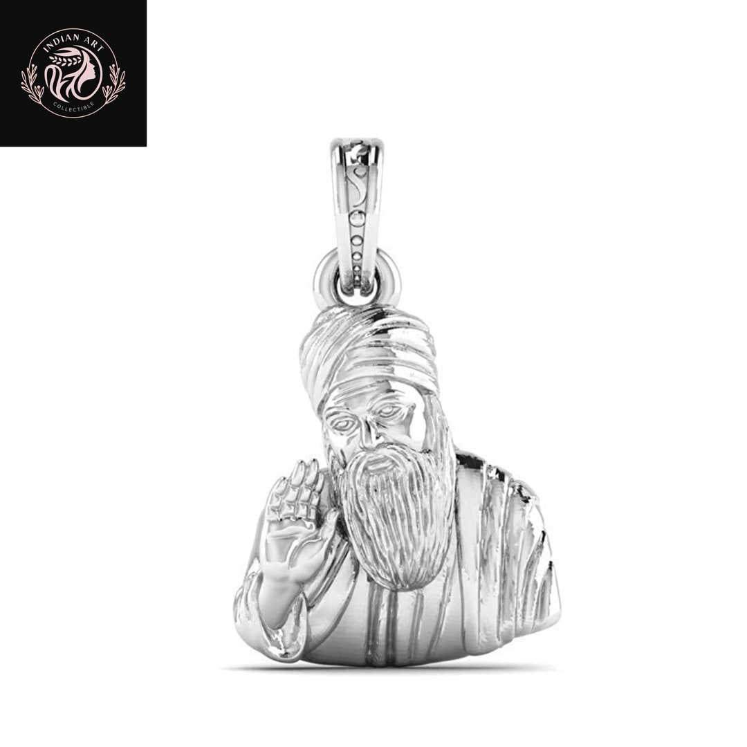 Sikh Locket of Baba Guru Nanak 30MM for Men and Women - Etsy