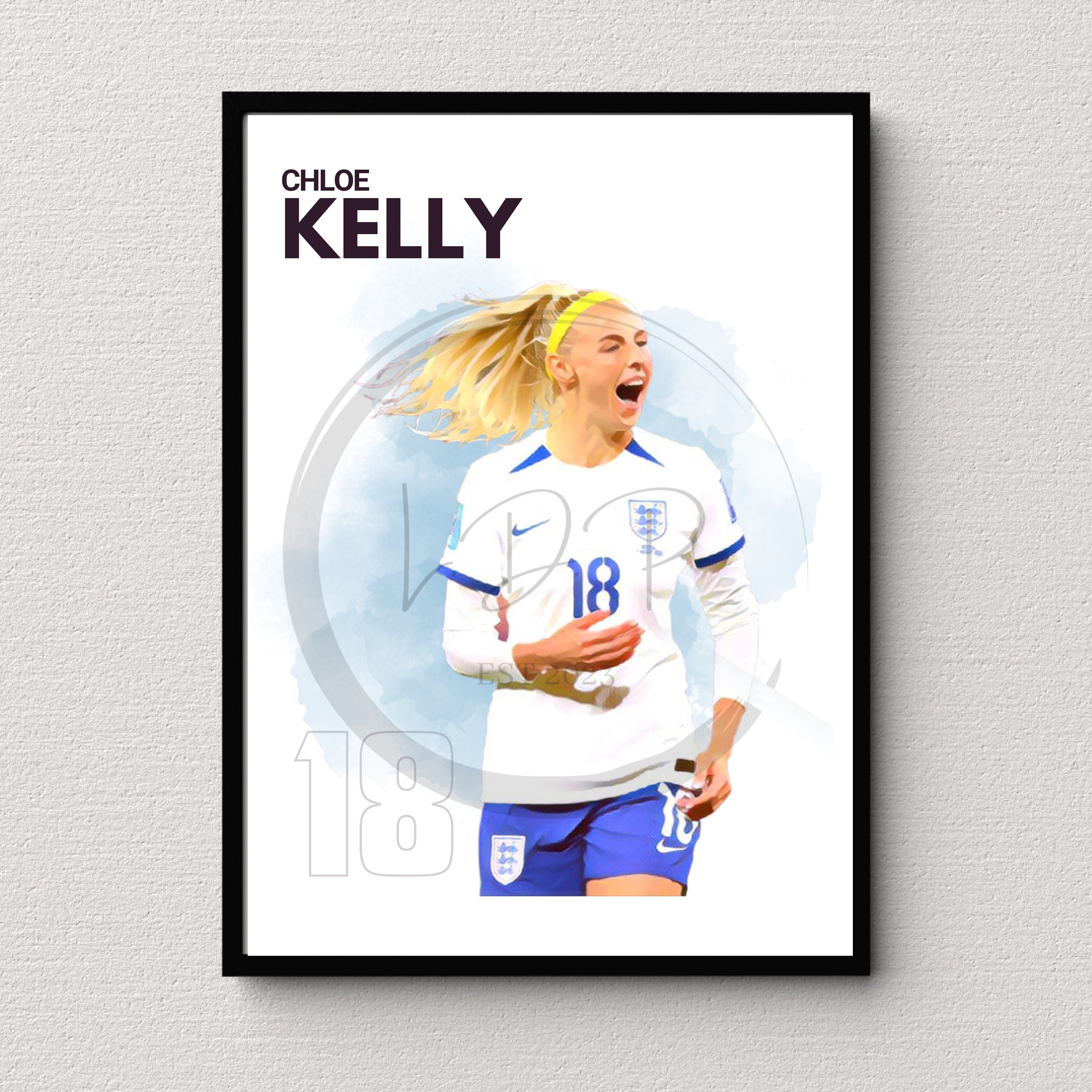 Chloe Kelly England Squad A4 Print Football Player Art, Sports Decor ...