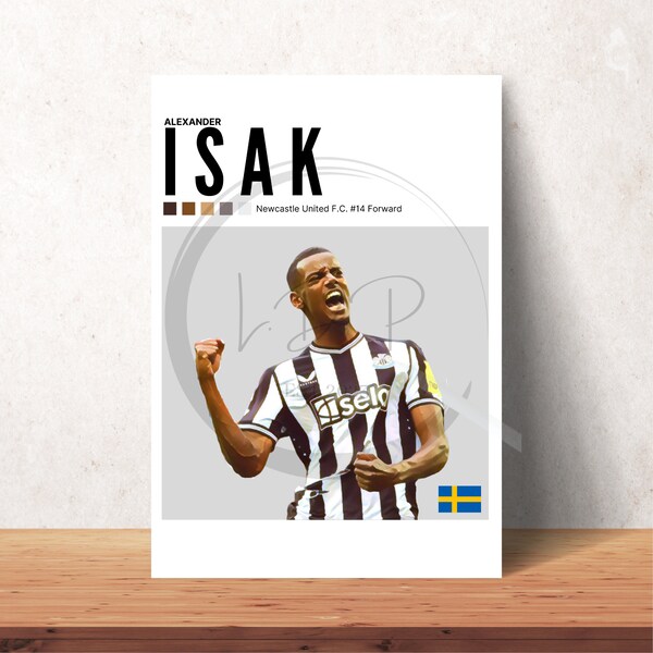 Isak Digital Poster - Etsy