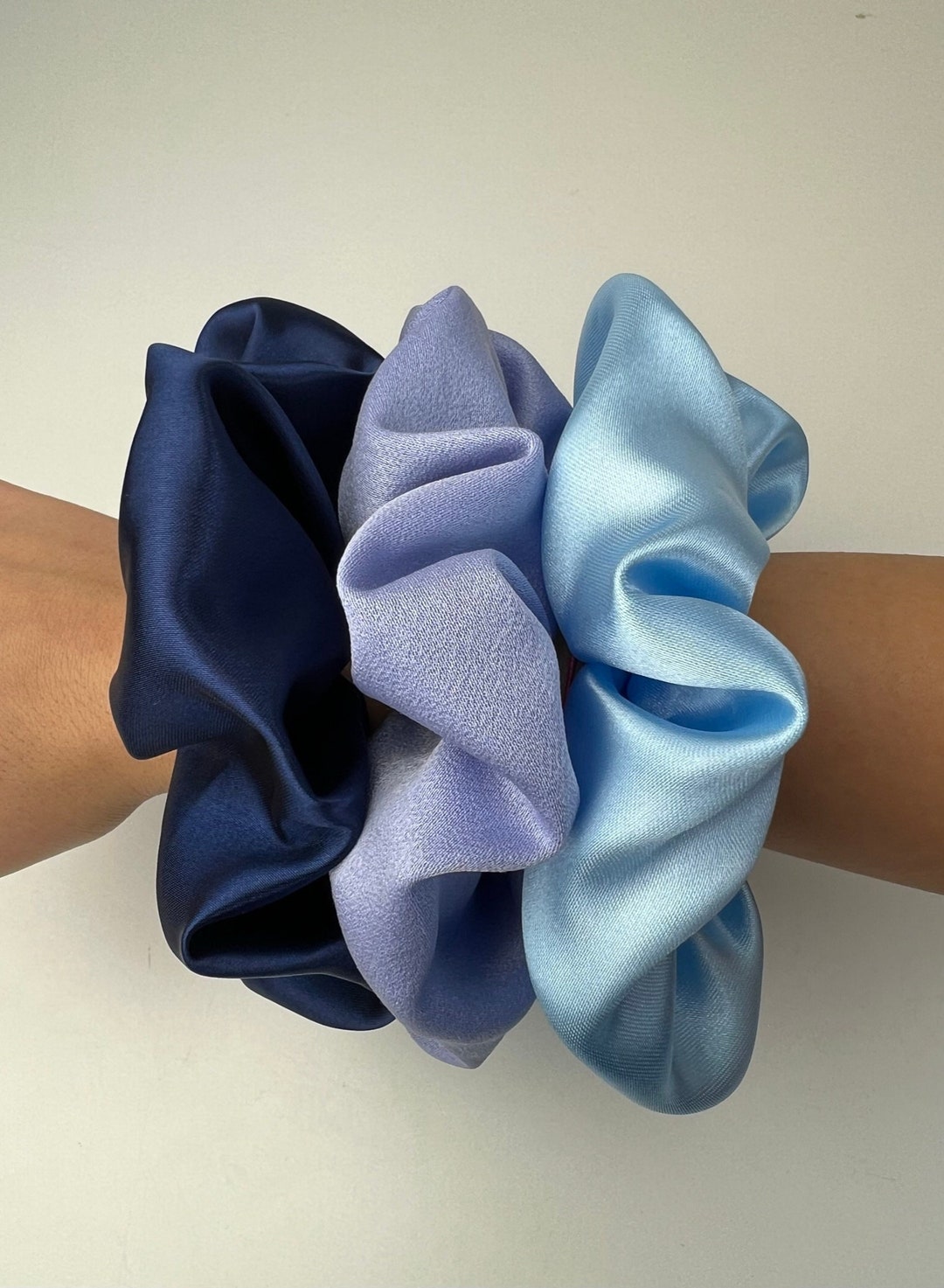 Scrunchie Silk Satin-matrimonio Wedding -customization-elastic for Hair ...