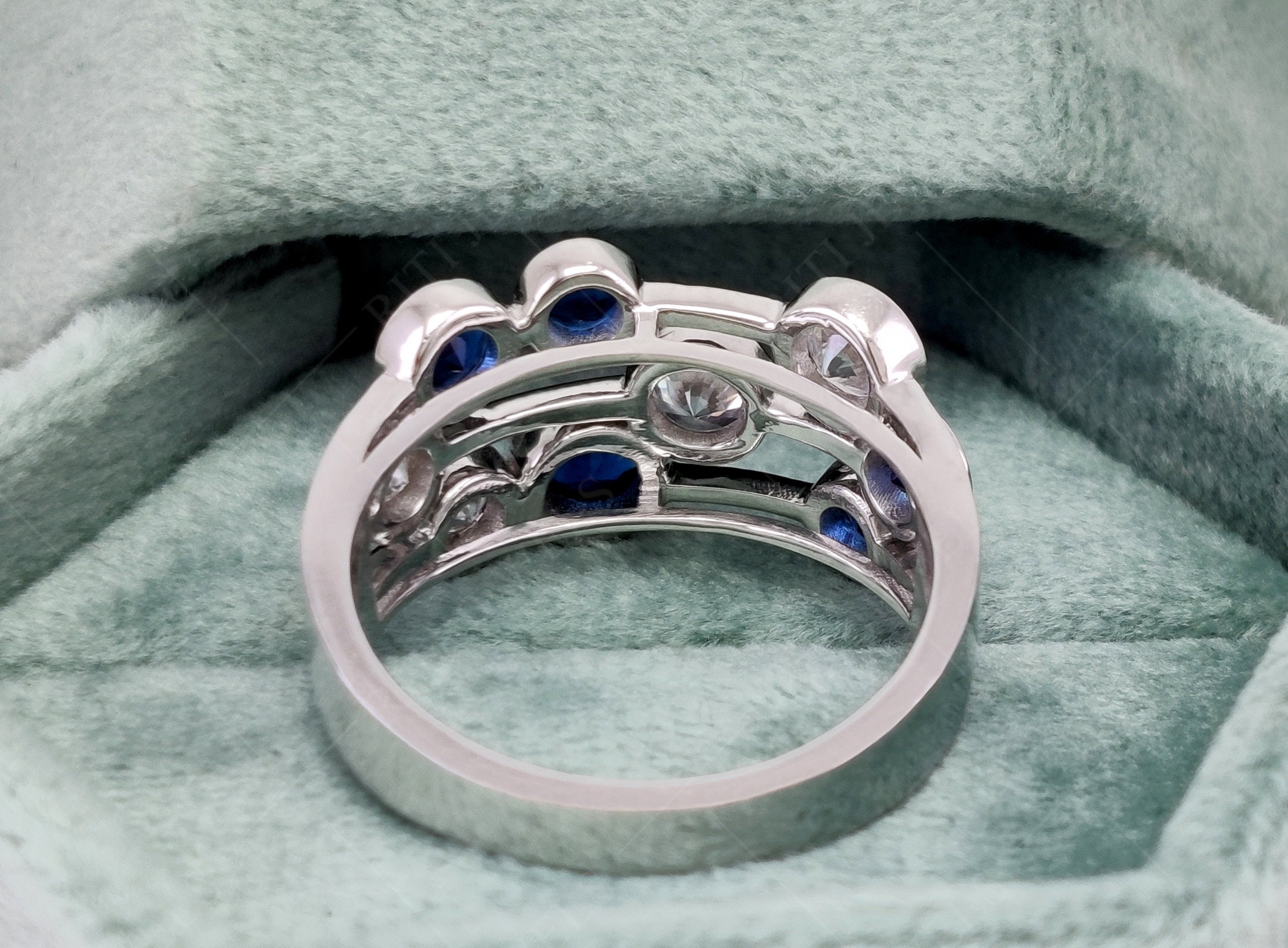 Vintage Rain Drop Inspired Ring Bubble Scatter Ring Three - Etsy