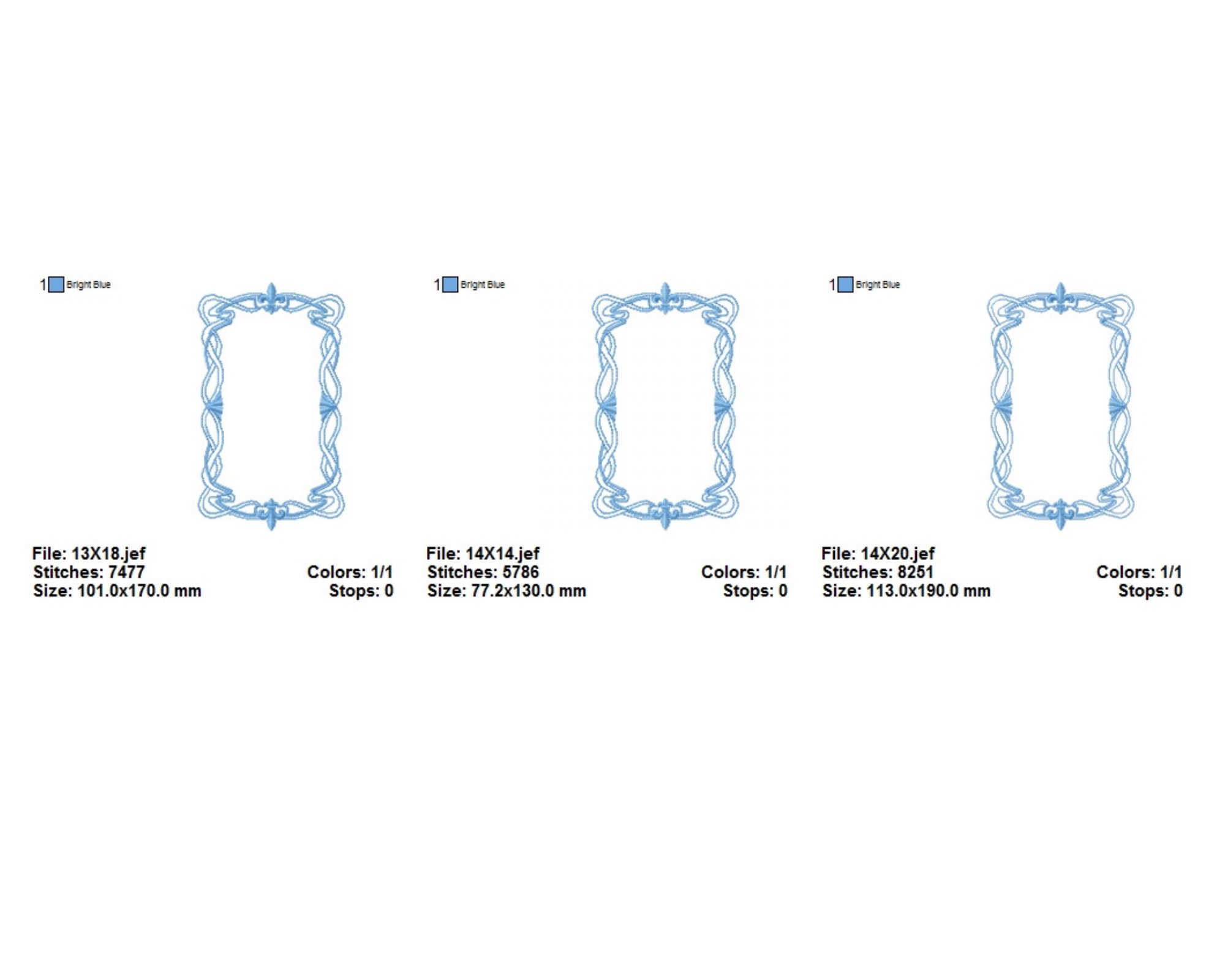 Frame Machine Embroidery Design Instant Download - Etsy