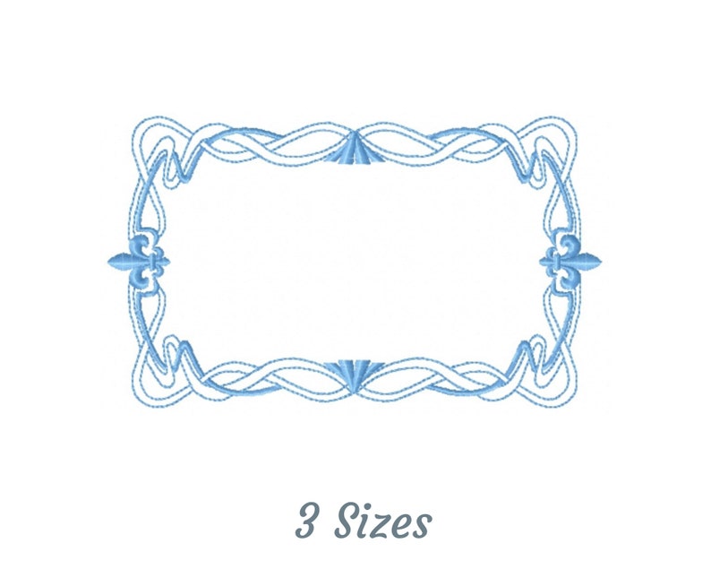 Frame Machine Embroidery Design Instant Download - Etsy
