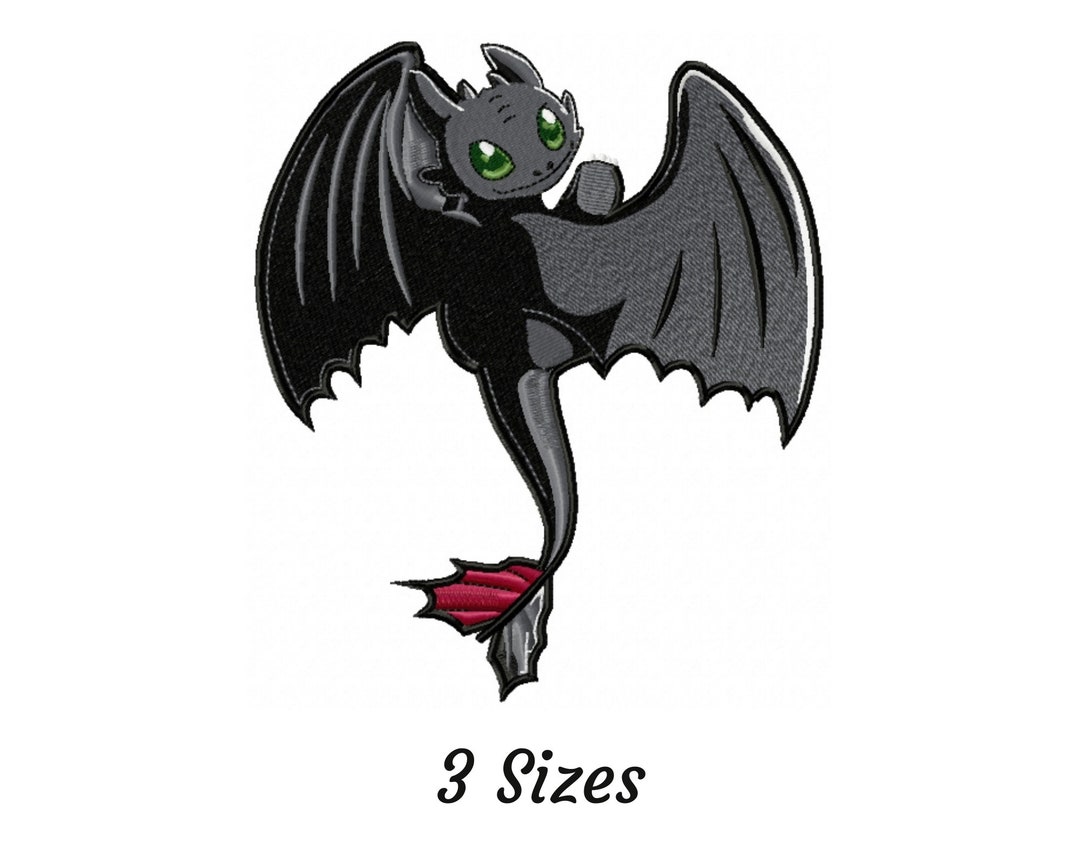 Bat Bird Machine Embroidery Design - Bird Machine Embroidery Pattern ...