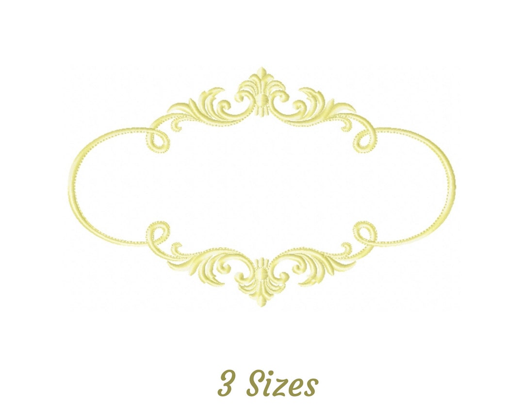 Frame Machine Embroidery Design, Instant Download - Etsy