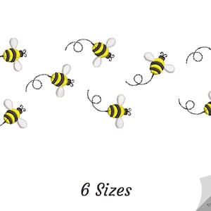Bee Border Embroidery Design , Instant Download Baby Bee Border ...