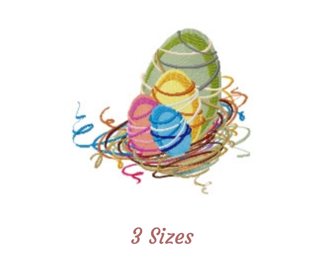 Easter Bunny Egg Embroidery Design Bunny Machine Embroidery Pattern ...