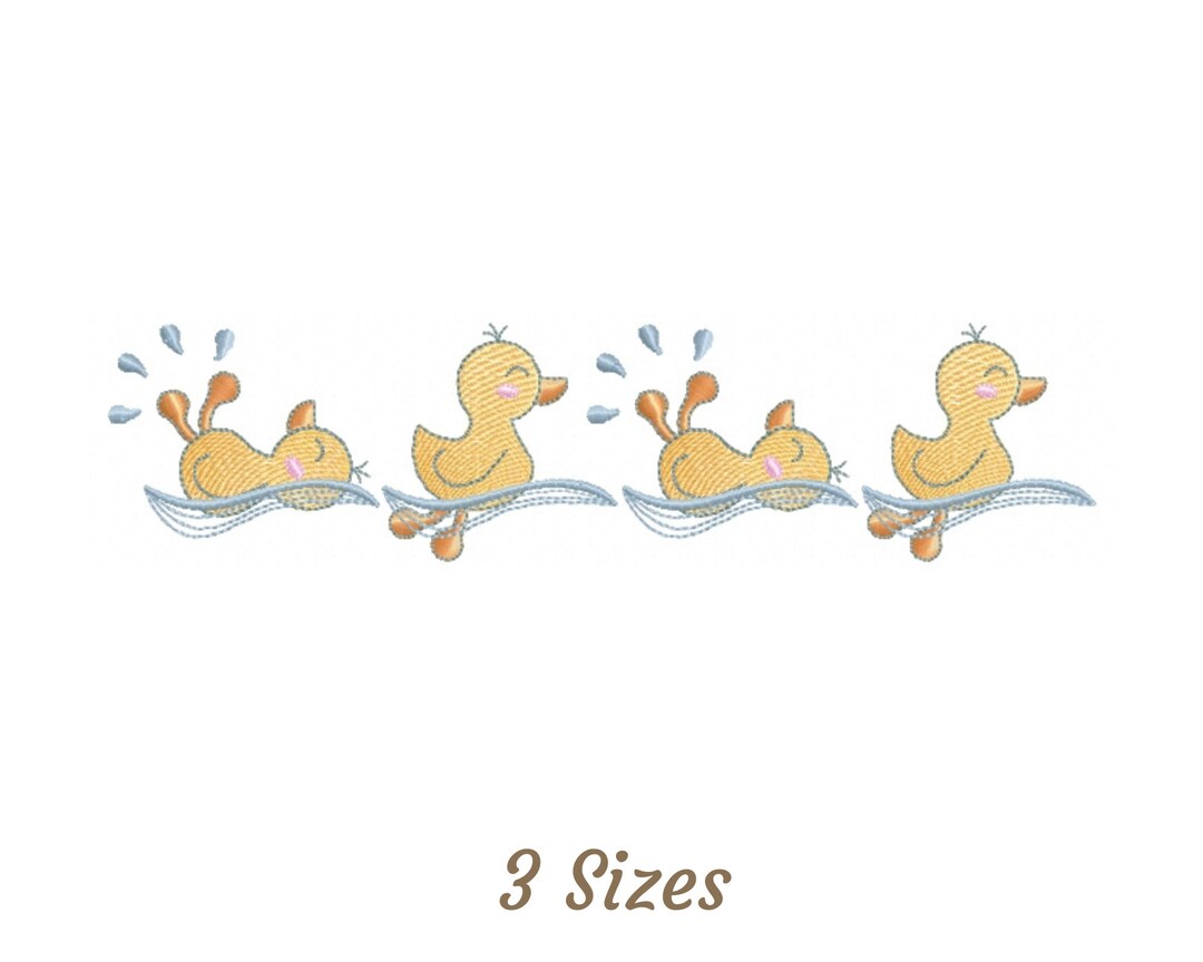 Little Duck Embroidery Design - Cute Birds Machine Embroidery Pattern ...