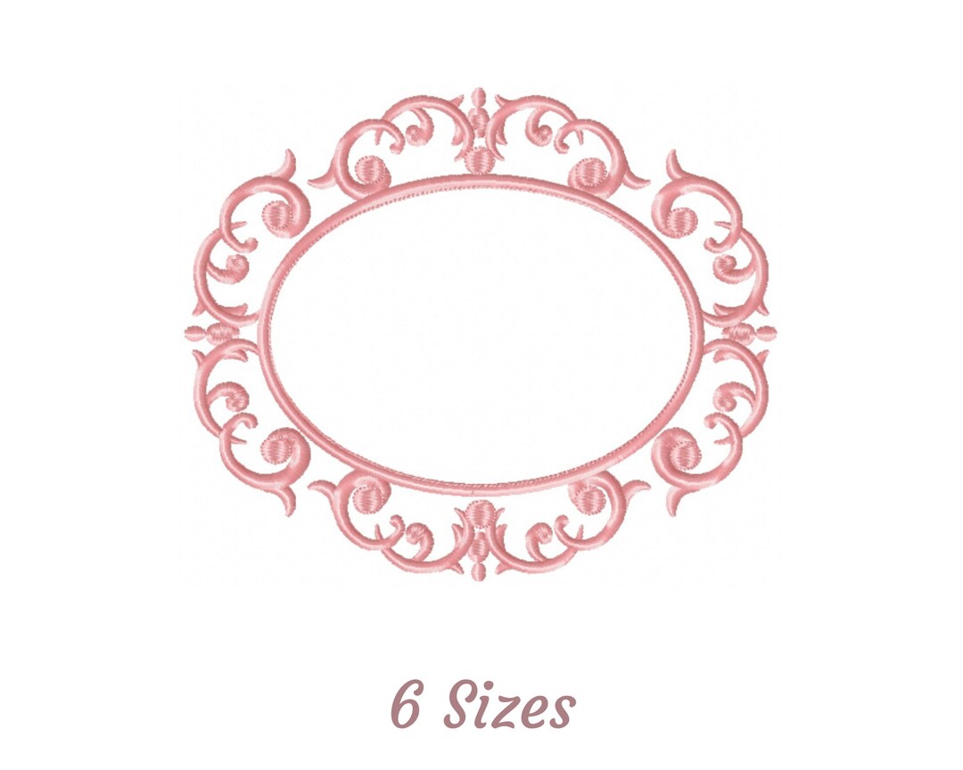 Frame Machine Embroidery Design, Instant Download - Etsy