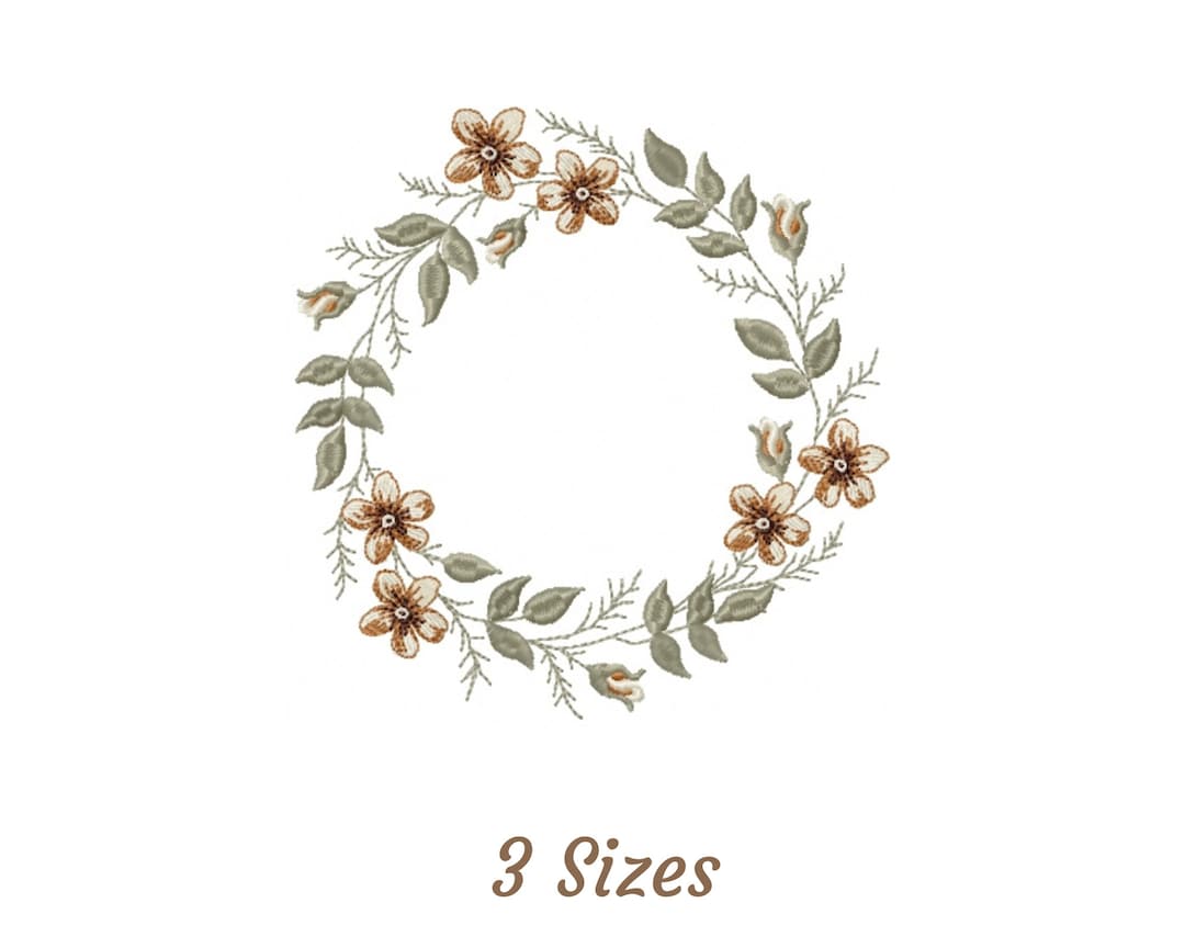 A Delicate Wreath Composed of Small, Intricately Detailed Flowers and ...