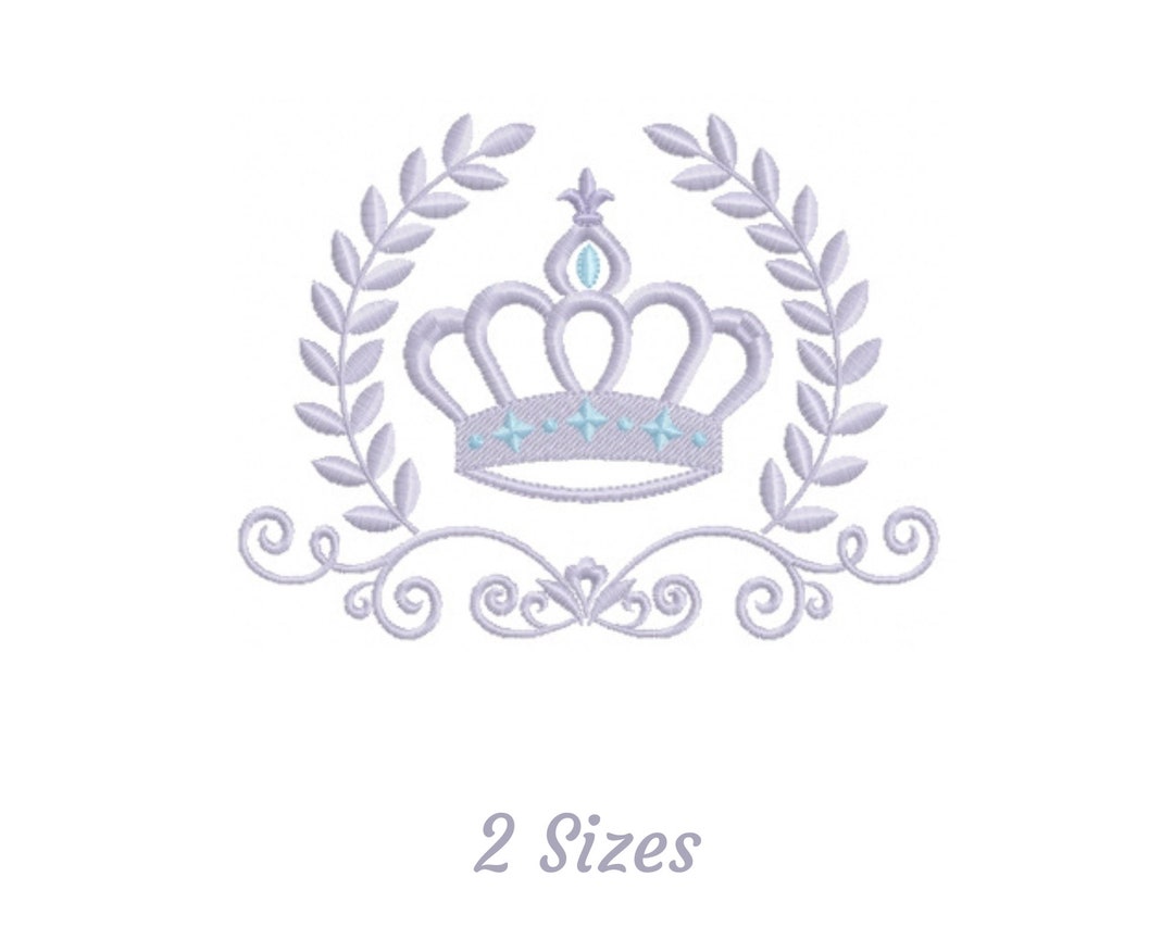 Crown Embroidery Design - Creative Crown Machine Embroidery Pattern ...