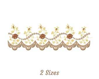 5 Endless Cutwork Embroidery Border Designs Ornament Border Machine ...