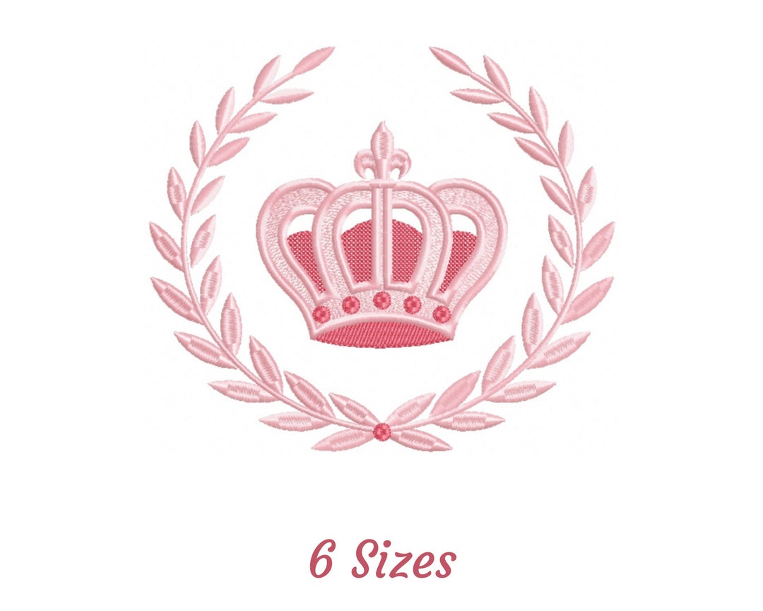 Crown Machine Embroidery Design, Instant Download - Etsy