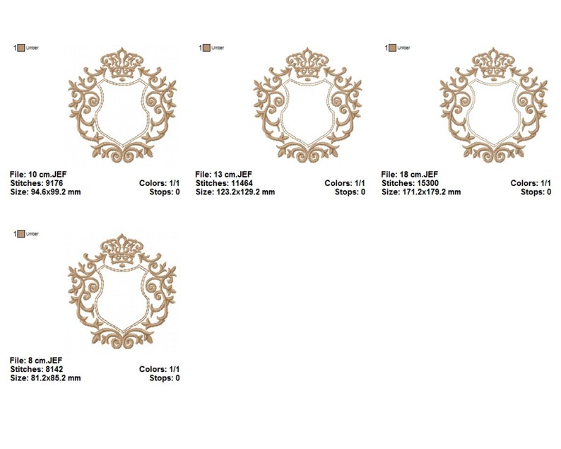 Frame Machine Embroidery Design Instant Download - Etsy