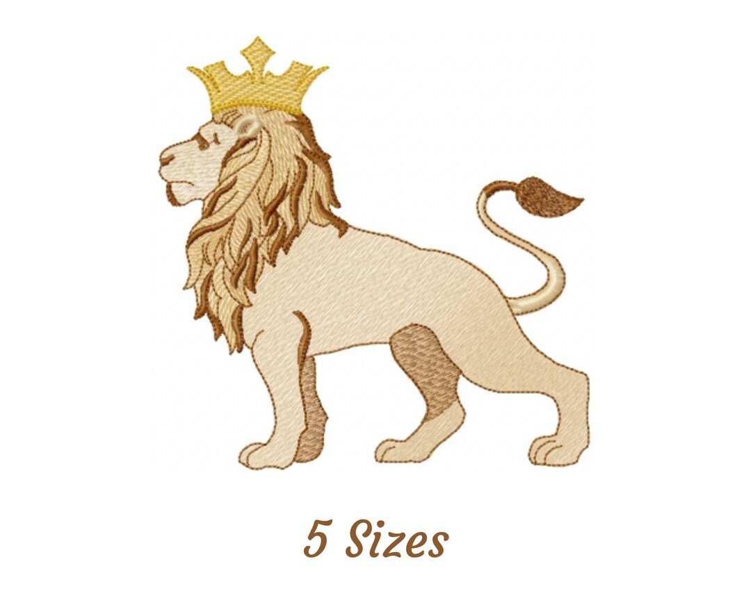 Lion King Animal Embroidery Design - Animal Machine Embroidery Pattern ...