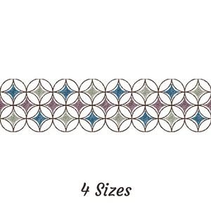 Royal Border Embroidery Design, Machine Embroidery Pattern - Instant ...