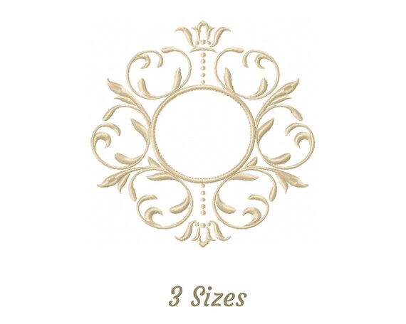 Frame Machine Embroidery Design Instant Download - Etsy