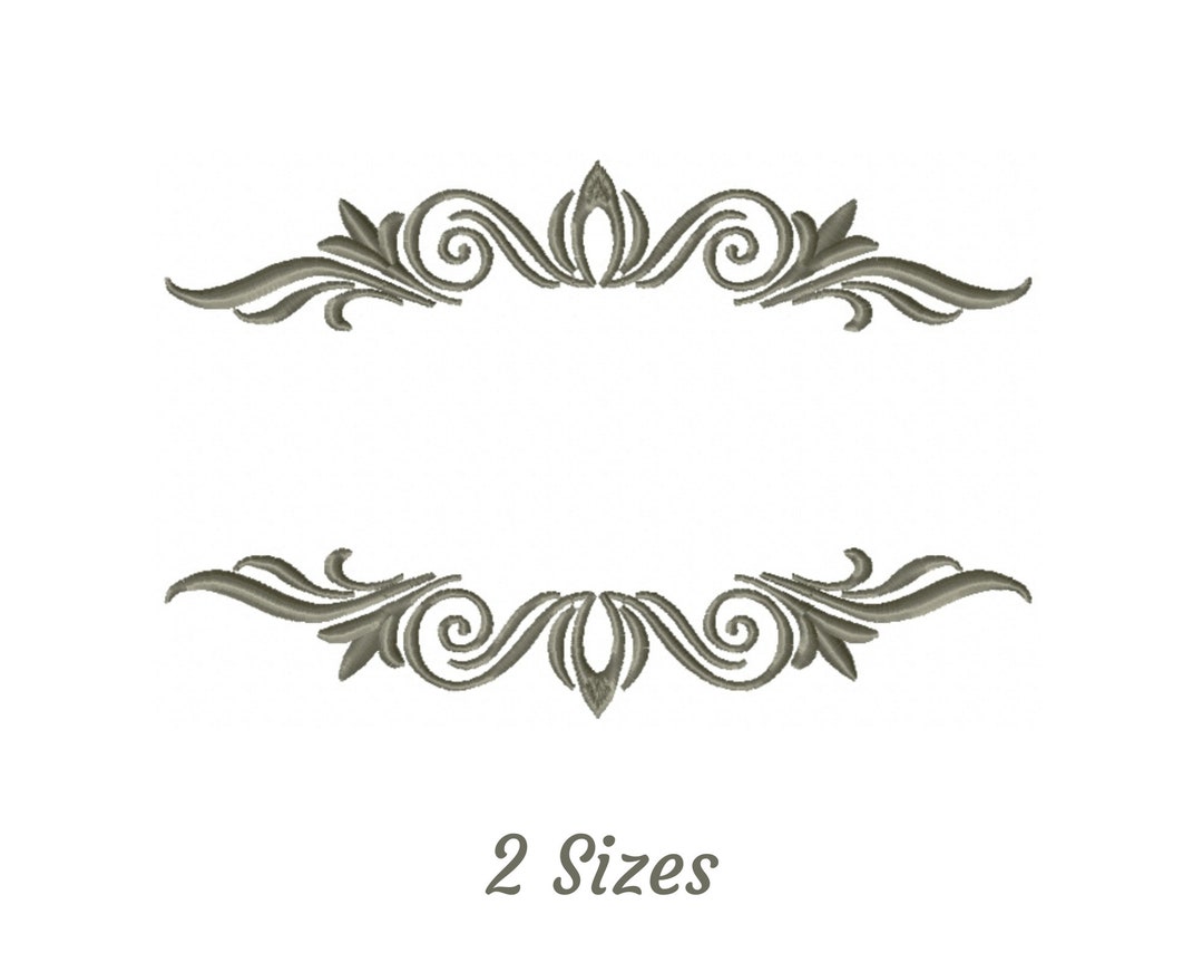 Royal Classic Frame Embroidery Design, Machine Embroidery Pattern ...